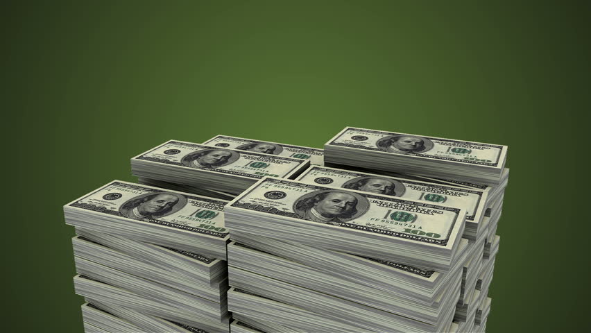 Stock video of increasing money (loop able, alpha) 3d | 16174867 ...