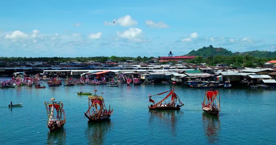 Semporna Sabah Malaysia - Apr 23, 2016 : Traditional Bajau's Boat ...