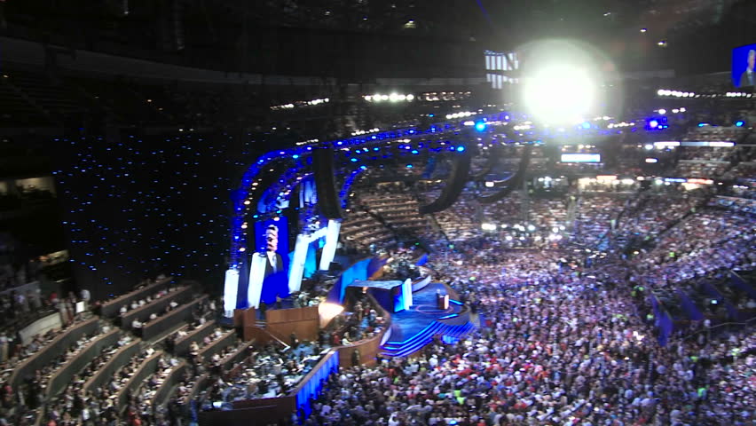 DENVER, COLORADO - CIRCA 2008: A Packed Stadium At Pepsi Center Clap ...