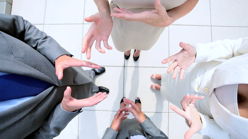 Team Building Exercise Showing Unity Stock Footage Video (100% Royalty ...