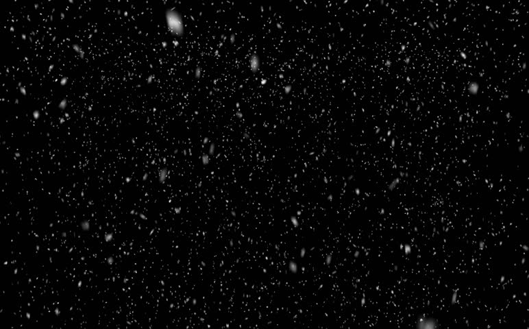 Turbulent Snowfall On Black, 4k Vidéos de stock (100 % libres de droit ...