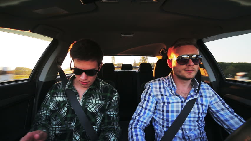 Man Driving Around In Car Stok Video Klip 363376 | Shutterstock