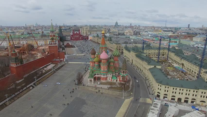 Townscape with Crowd of People Stock Footage Video (100% Royalty-free ...