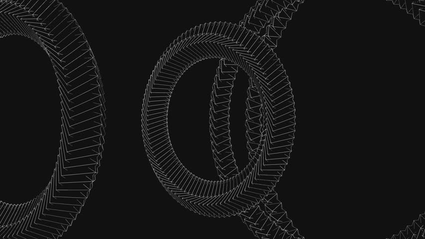 Abstract Futuristic - Digital Art Stock Footage Video (100% Royalty ...