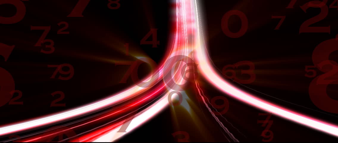 Matrix Animated Code, Falling Numbers, Stock Footage Video (100% ...