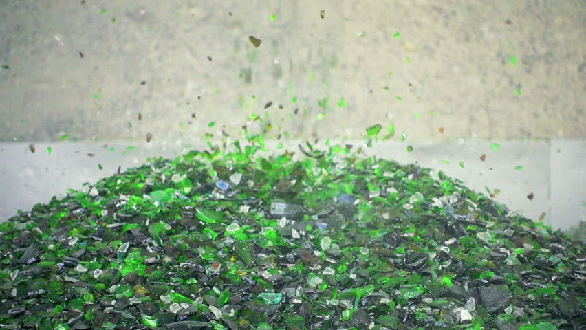 Stock video of sorting cullet. glass recicling. renewable | 16894537 ...