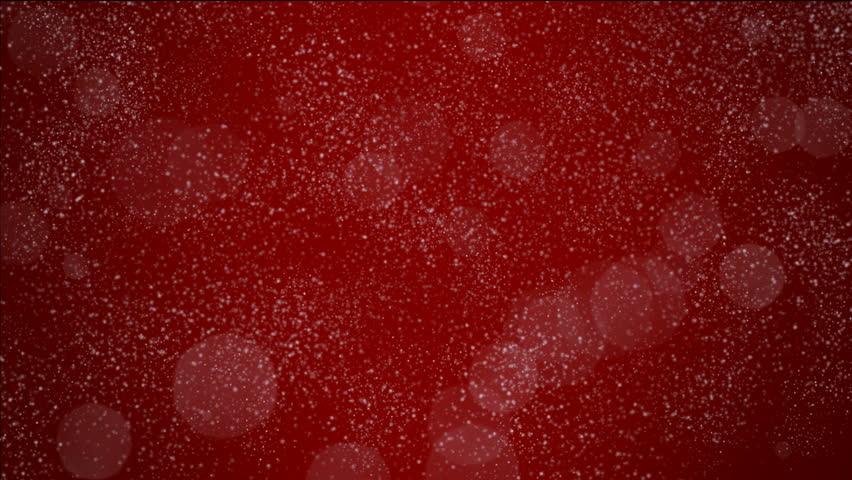 Falling Snow On Red Background Stock Footage Video (100% Royalty-free ...