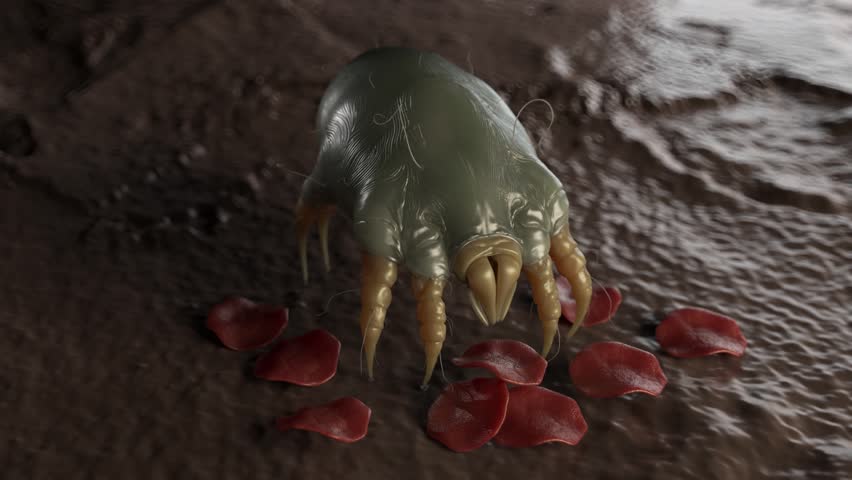 Dust Mite Eating Human Dead Stock Footage Video (100% Royalty-free ...