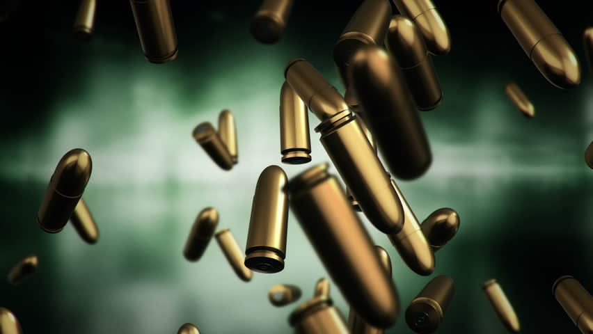 Animation Falling of Bullets Different Video de stock (totalmente libre ...