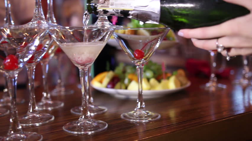 Beautiful Classic Pinup Girl In A VIP Club Drinking A Cocktail Stock ...