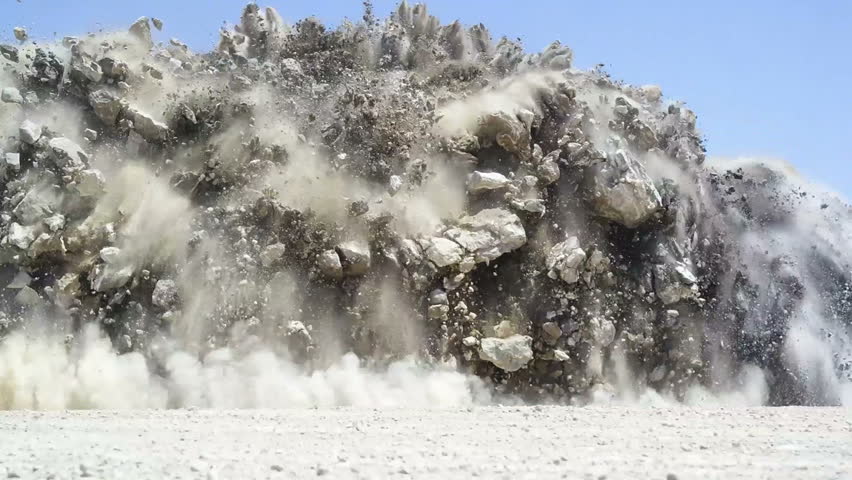 Explosion at Open Mine Stock Footage Video (100% Royalty-free) 17955697 ...