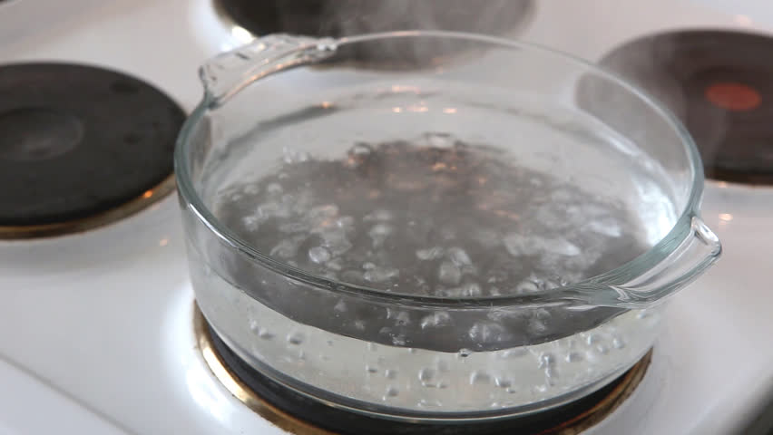 Boiling Water in a Glass Stock Footage Video (100% Royalty-free ...