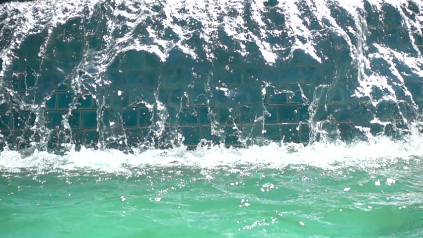 Stock video of refreshing of water in swimming pool | 18161497 ...