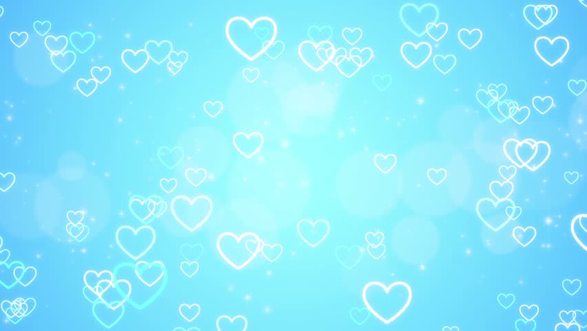 Blue Moving Hearts Stock Footage Video 1540882 | Shutterstock
