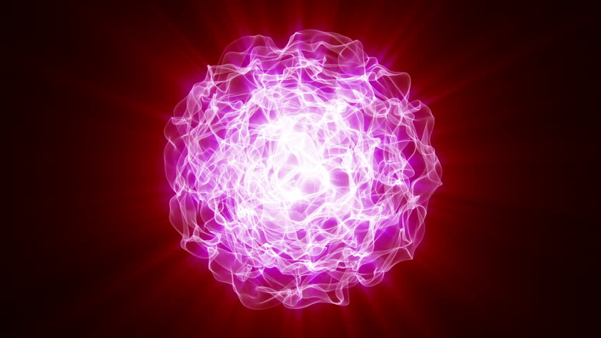 Stock Video Clip of Simulation of nuclear chain reaction animation ...