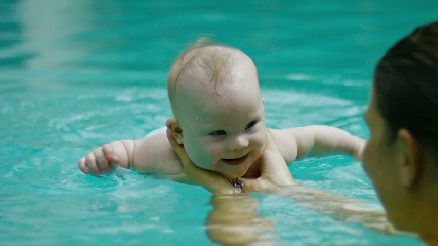 Mother Baby Water Wallpaper