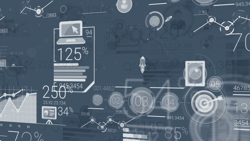 Dark Blue Corporate Background with Stock Footage Video (100% Royalty ...