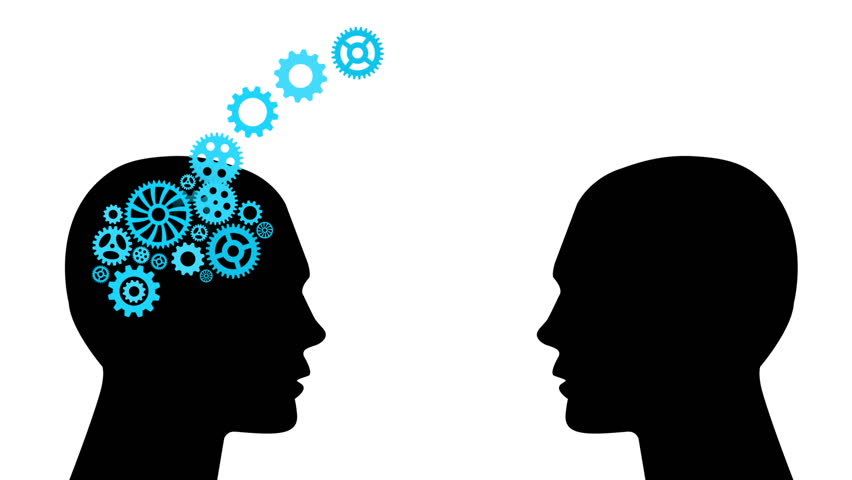 Knowledge Exchange Concept Animation ( Alpha) Stock Footage Video ...