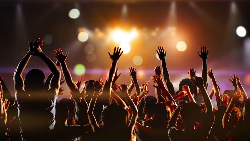 Footage of a Crowd Partying, Stock Footage Video (100% Royalty-free ...