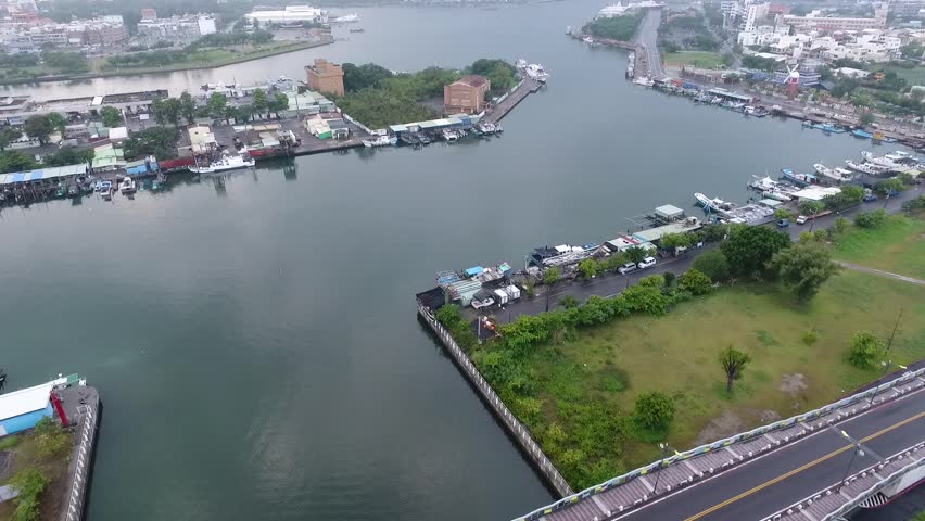 Bridge And Tainan Canal In Anping, Taiwan Stock Footage Video 2327336 ...