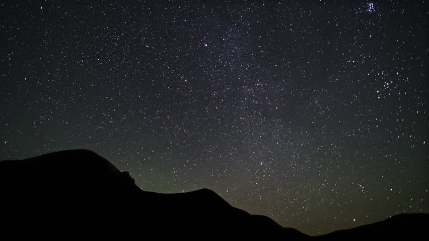 Bright Stars in the Sky over the Hills image - Free stock photo ...
