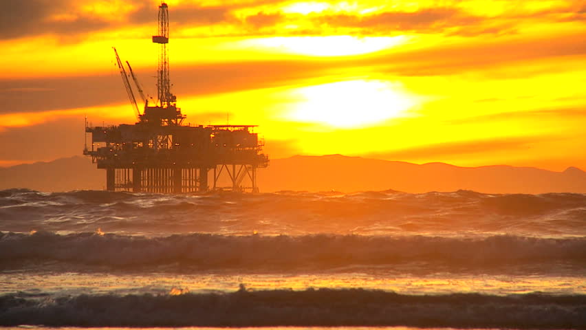 Stock video of deep sea oil drilling platform | 2127377 | Shutterstock