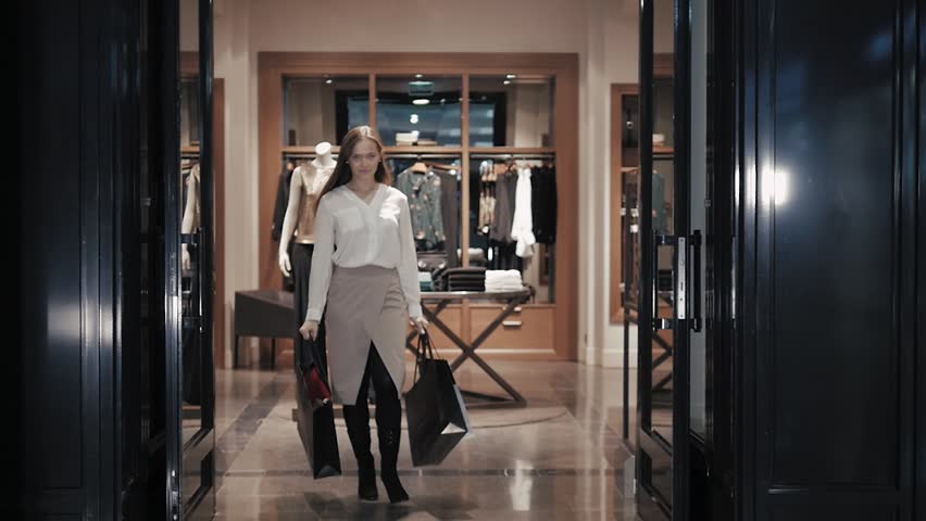 Woman Coming Out of the Stock Footage Video (100% Royalty-free ...