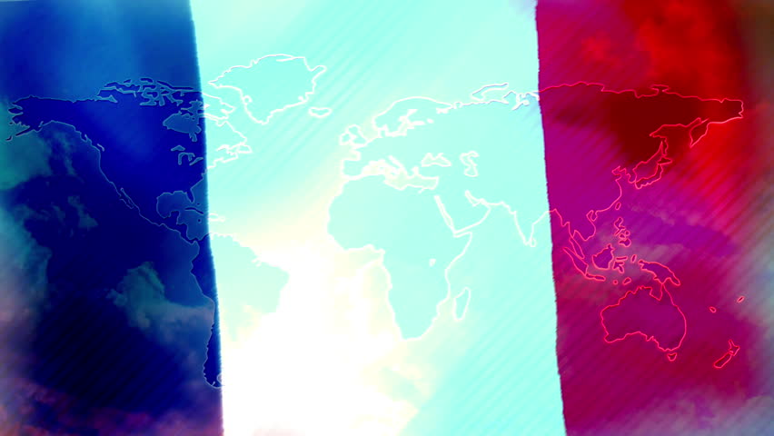 Stock video of french flag. animated waving flag of | 21960157 ...