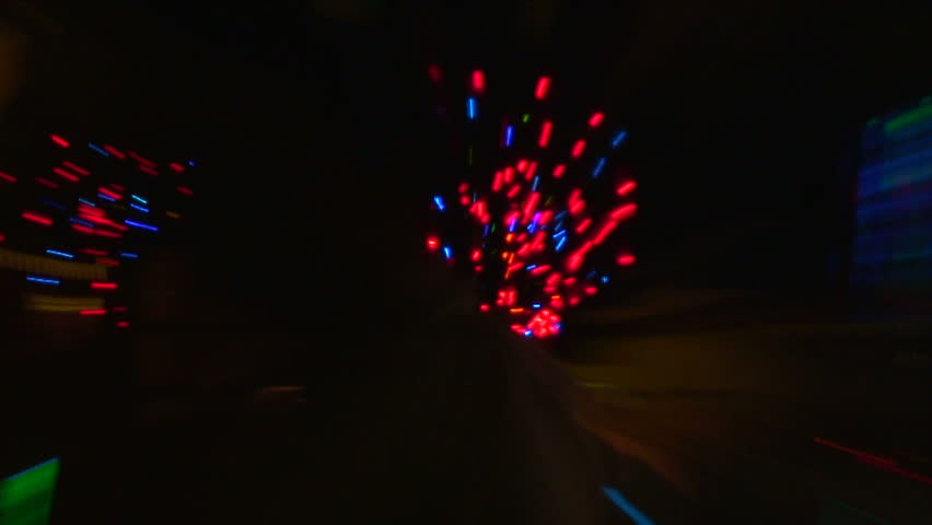 Light Effects at Night. Stock Footage Video (100% Royalty-free) 219997 ...