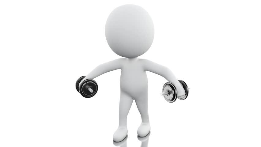 White Cartoon Guy Stock Footage Video | Shutterstock