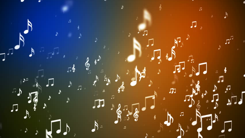 Musical Notes Gold - Music Themed Video Background Loop /// Musical ...