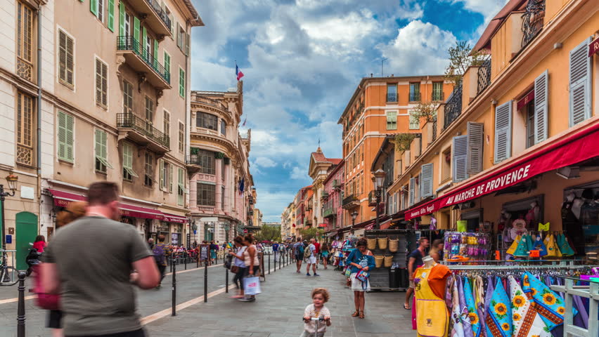 Stock video of nice, france. september 2016. city center | 22795957 ...