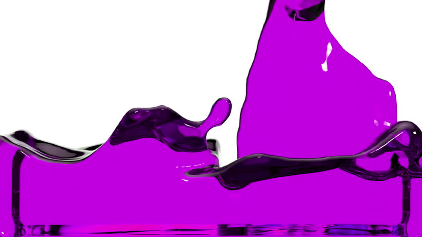 Transparent Violet Paint Fills Screen, Stock Footage Video (100% ...
