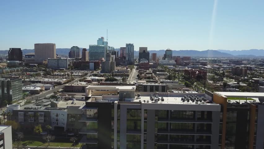 Downtown Phoenix skyline and buildings image - Free stock photo ...