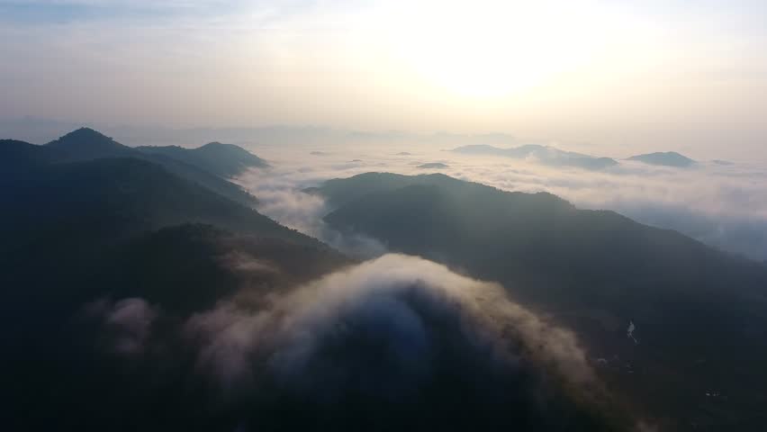 Aerial View of the Fog Stock Footage Video (100% Royalty-free) 23822887 ...