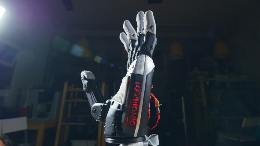 Stock video of cyber hand, robotic arm showing - | 24415847 | Shutterstock