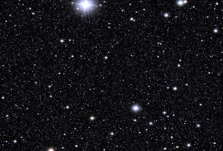 Stockvideo von simulated fast flight through scattered stars | 24454037 ...