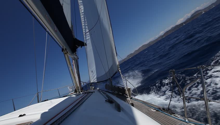 Stock video of sailing in the wind through the | 2482427 | Shutterstock