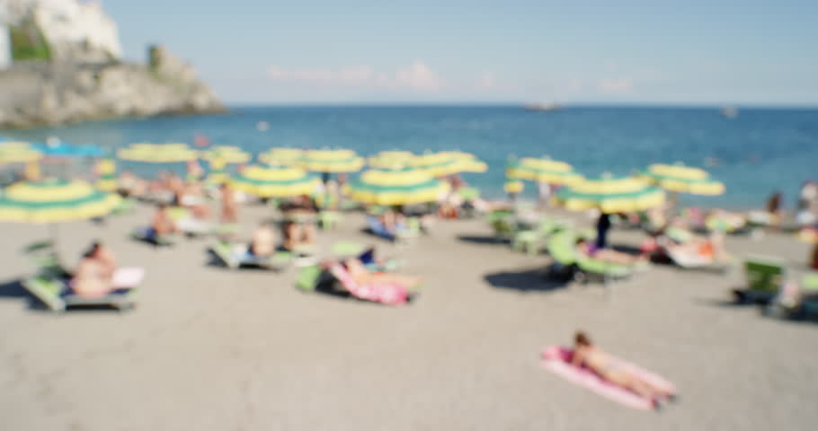 People On Beach in Europe Stock Footage Video (100% Royalty-free ...
