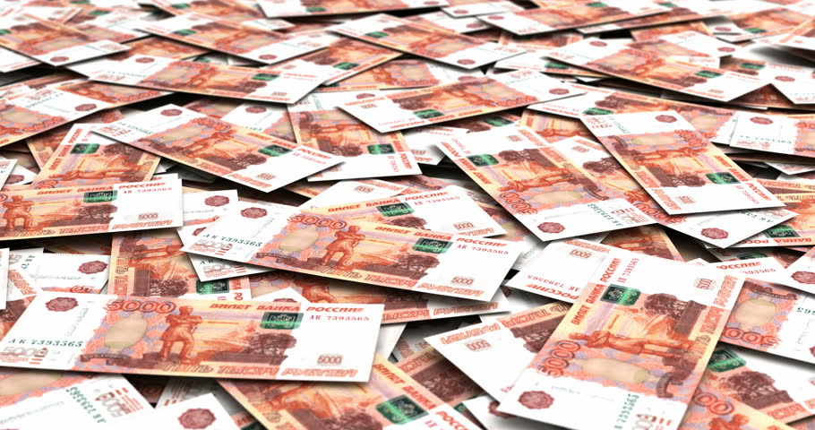 Stack of Russian Ruble 3d Stock Footage Video (100% Royalty-free ...