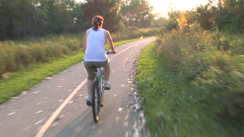 Following Behind a Woman On Stock Footage Video (100% Royalty-free ...