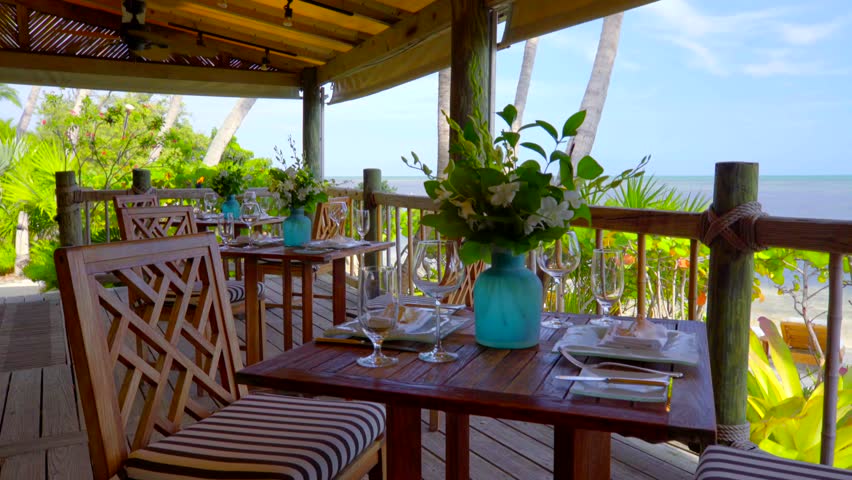 Stock video of tropical restaurant patio | 25831697 | Shutterstock