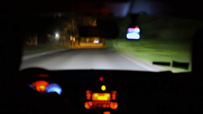 Risky Driving at Night, Driver Stock Footage Video (100% Royalty-free ...
