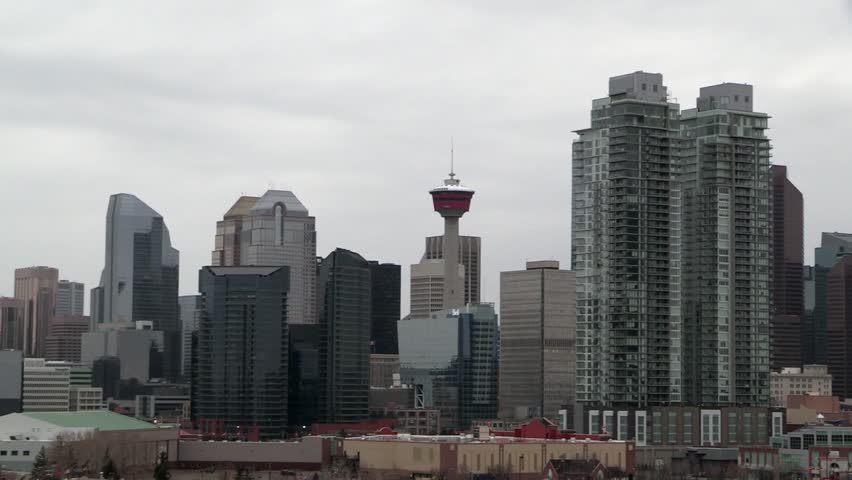 Skyline Landscape at Sunset in Calgary, Alberta, Canada image - Free ...