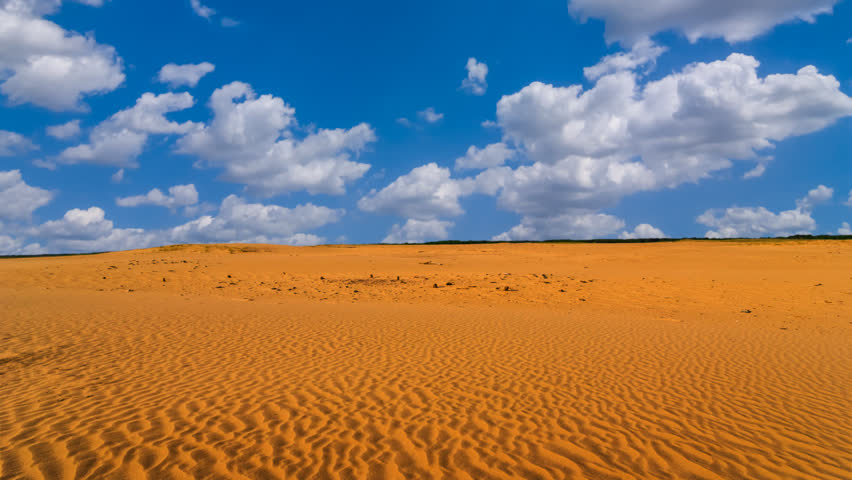 Hot Sandy Desert Time Lapse Stock Footage Video (100% Royalty-free ...