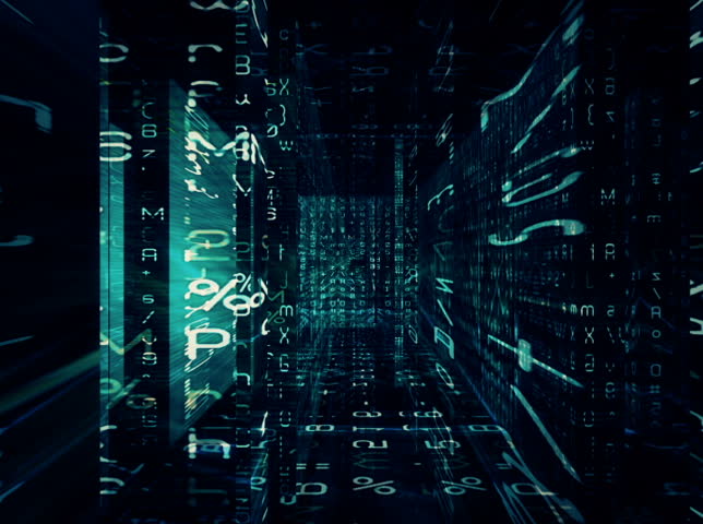 Maths Equations Appearing On Galactic Background And Zooming In ...