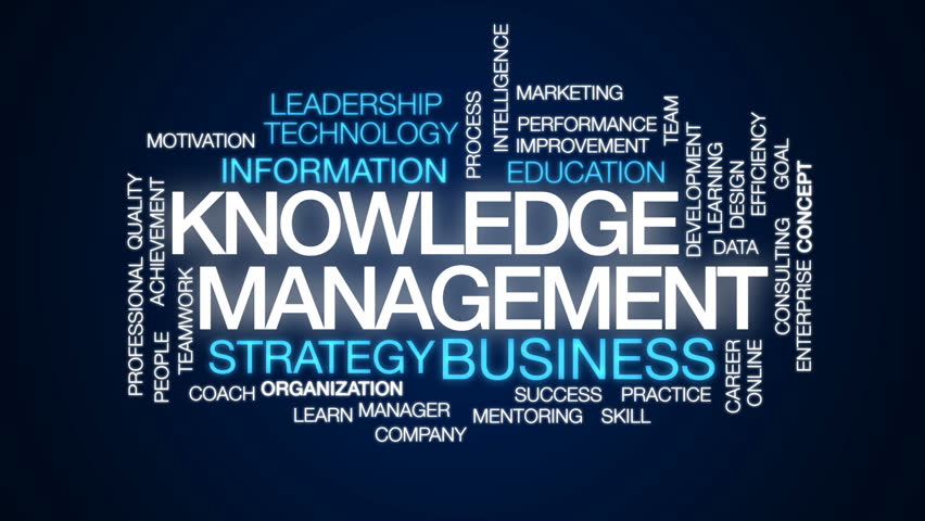 Stock video of knowledge management animated word cloud, text ...