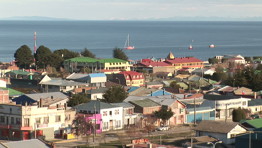 Stock Video Clip of Panorama of Punta Arenas, Chile | Shutterstock