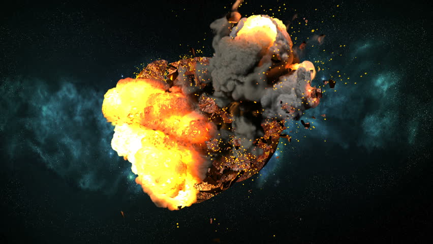Earth Exploding Stock Footage Video | Shutterstock