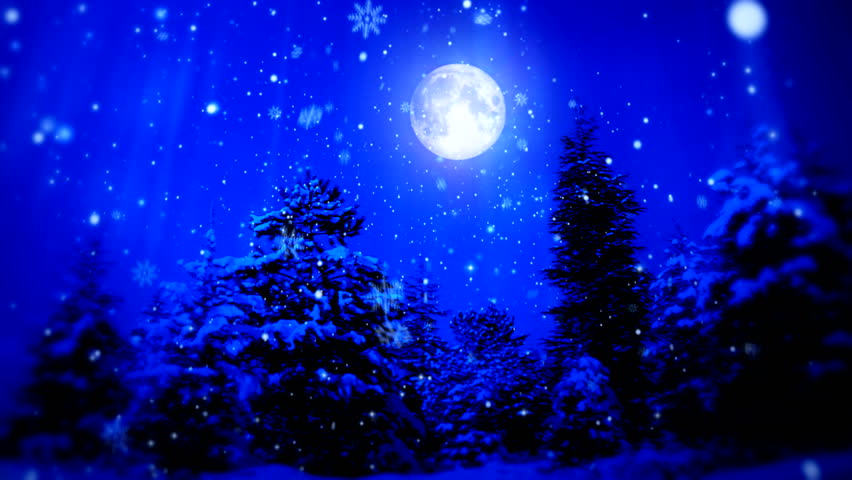 New Year Snow Christmas And Moon ( Series 3 - Version From 1 To 12 ...
